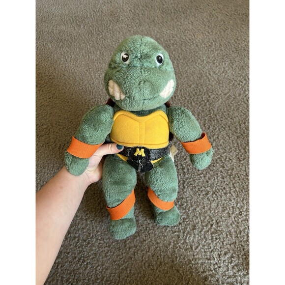 Toys | Vintage Teenage Mutant Ninja Turtle Michelangelo Plush 13 ...